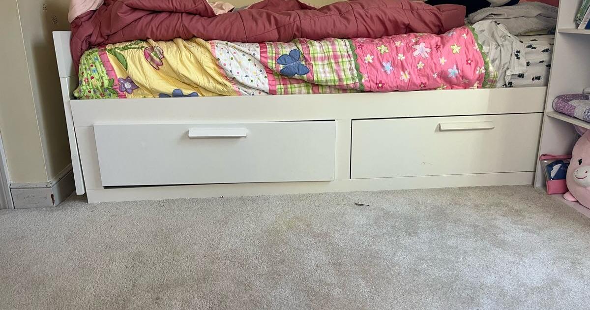IKEA Twin Bed with Storage Drawers for Free in Harvard, MA | For Sale ...
