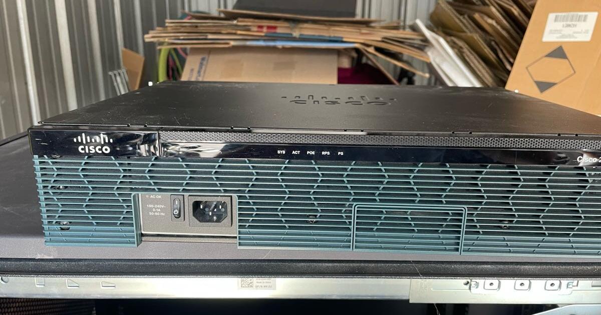 Cisco 2900 Series Model 2911 Integrated Services Router used for $80 in ...