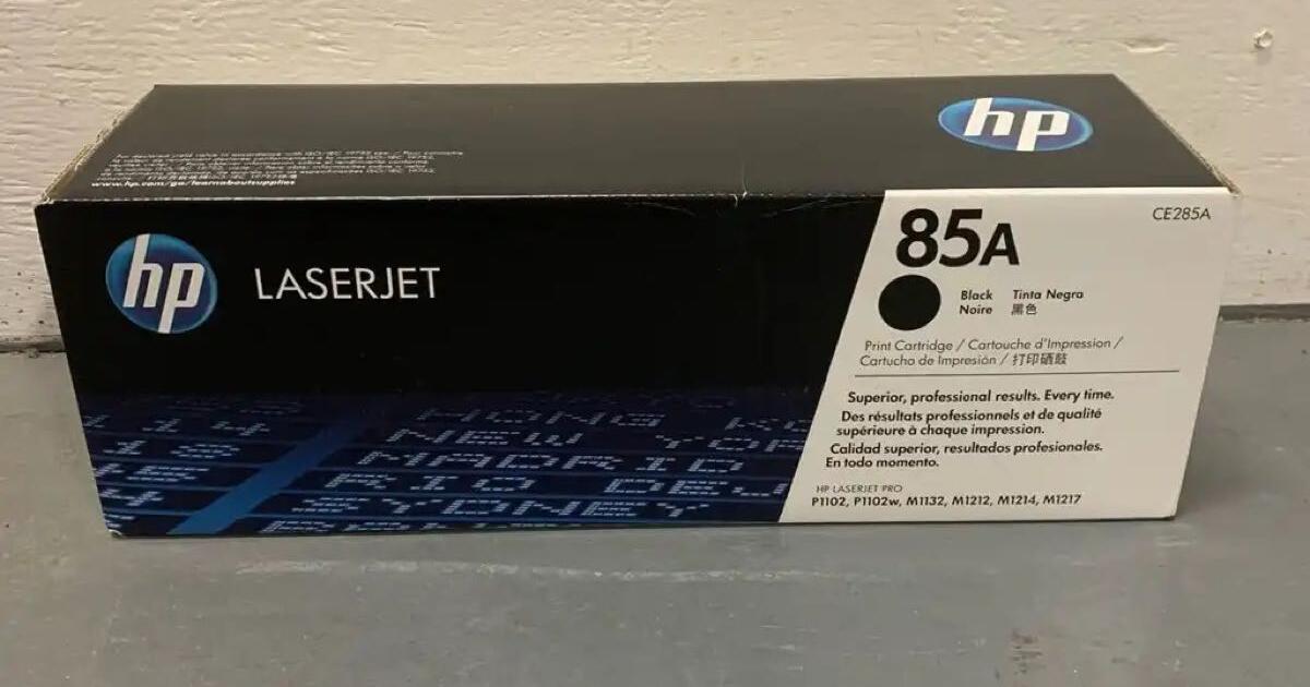 Genuine HP Hewlett Packard CE285A 85A Original Black Toner Print ...