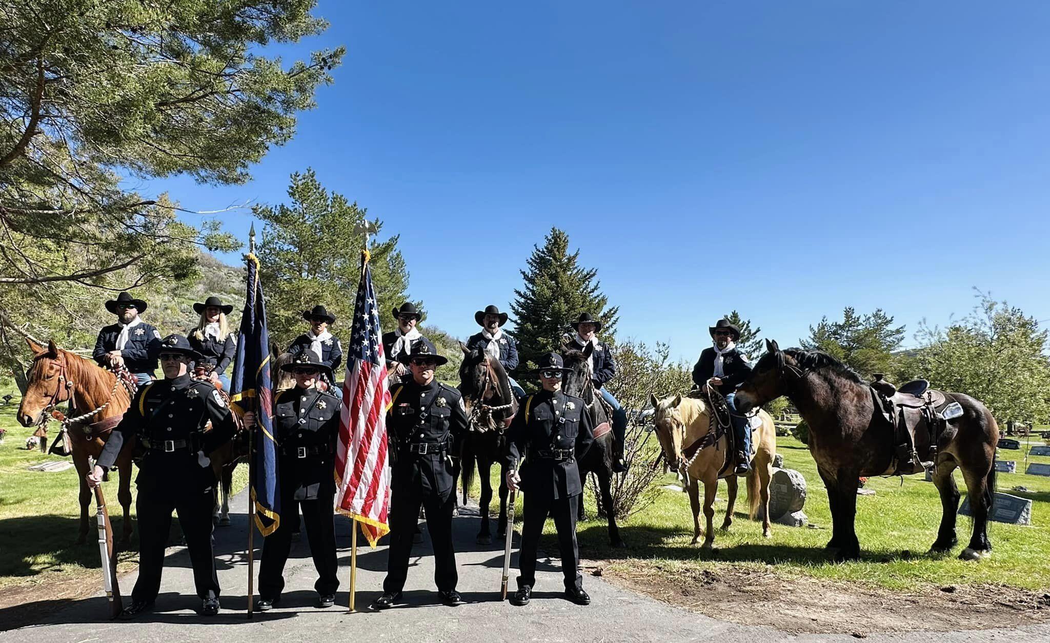 This morning, our Honor Guard and Mounted Patrol assisted in a memorial ...