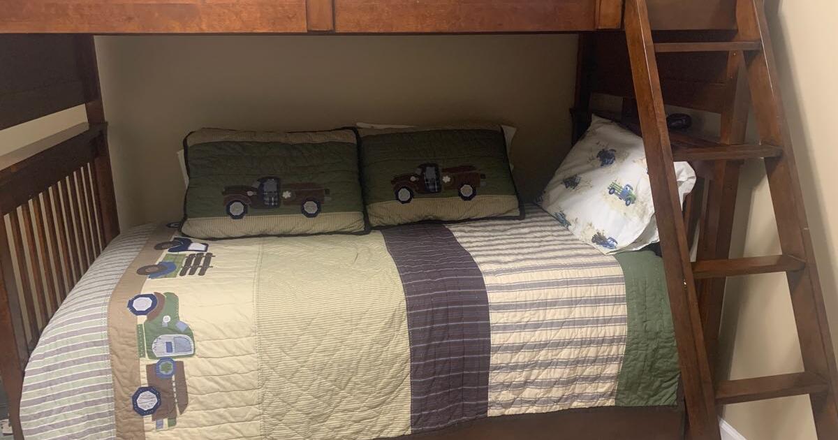 Pottery Barn Kids Bryce Trucks twin bedding sets for $350 in ...