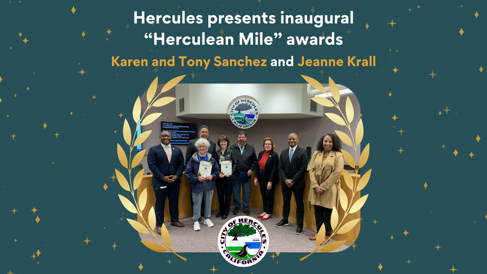 🏆 On March 26, the #Hercules City Council recognized the City’s first ...