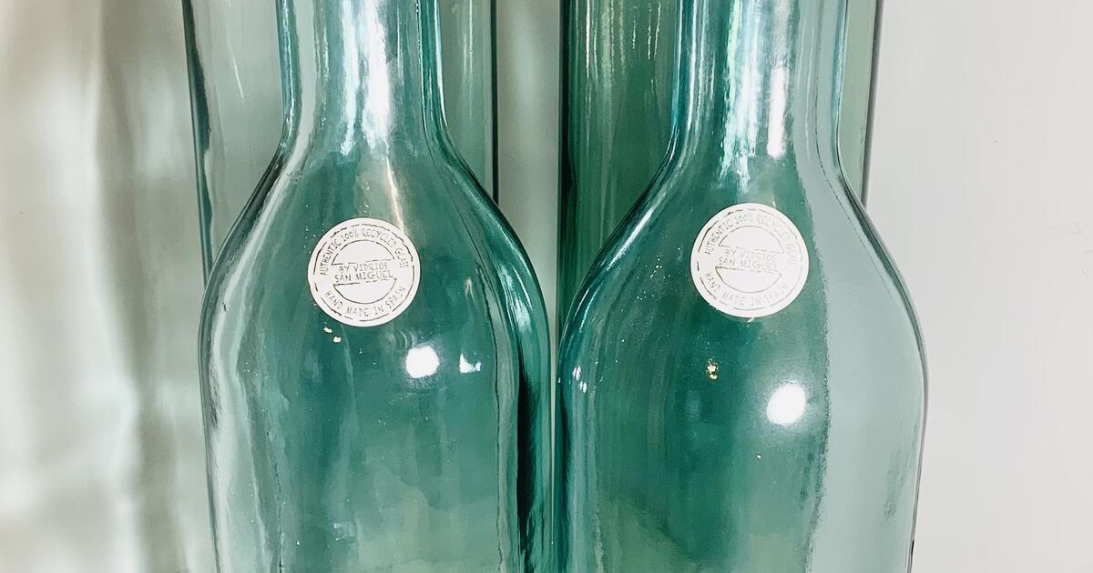 AUTHENTIC HAND MADE GLASS VASES BY VIDRIOS SAN MIGUEL SPAIN- $35 FOR ...
