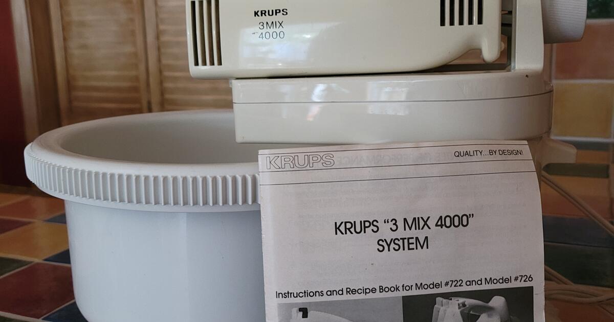 KRUPS STAND MIXER DETACHABLE HAND MIXER for $15 in Camarillo, CA | For ...