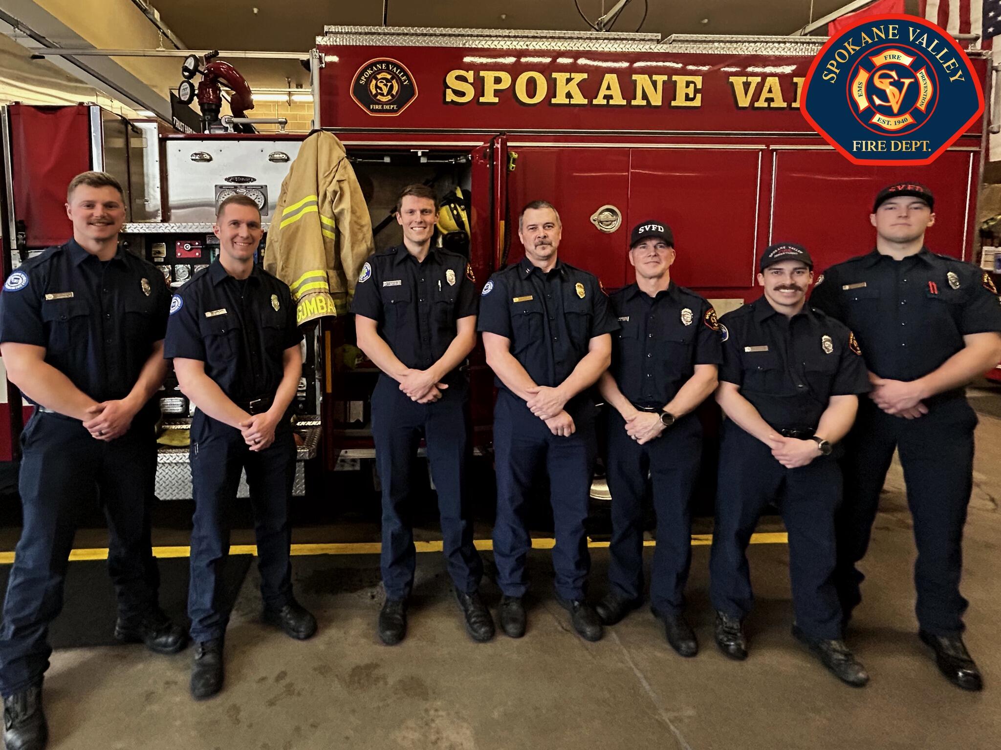 BADGE PINNING: This week, the Spokane Valley Fire Department officially ...