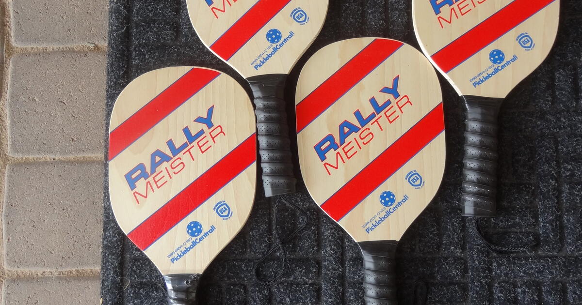 $36 for all 4 Rally Meister Pickleball Central Paddles for $30 in ...