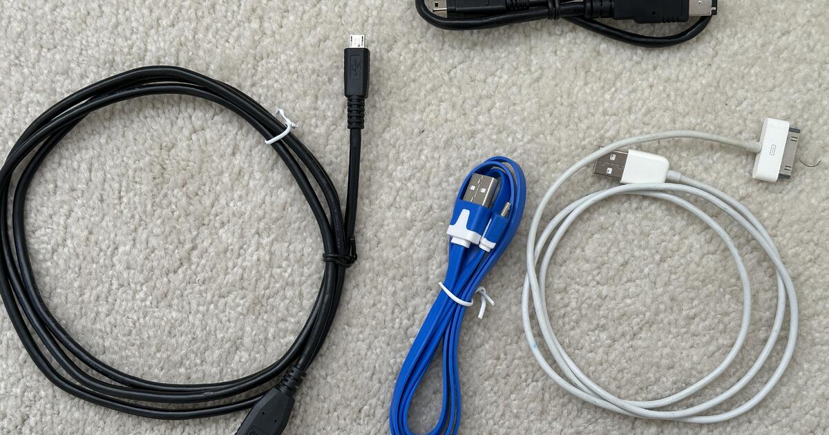 Assorted USB Cables, Firewire for Free in Fremont, CA | For Sale & Free ...
