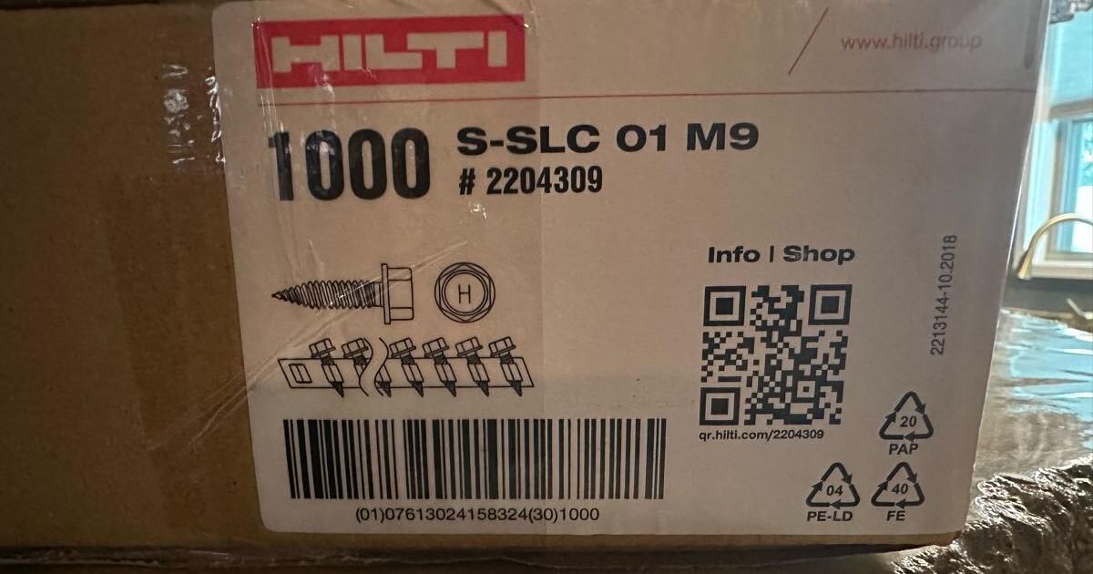 Hilti Decking Scres for $2500 in Lincolnton, NC | For Sale & Free ...