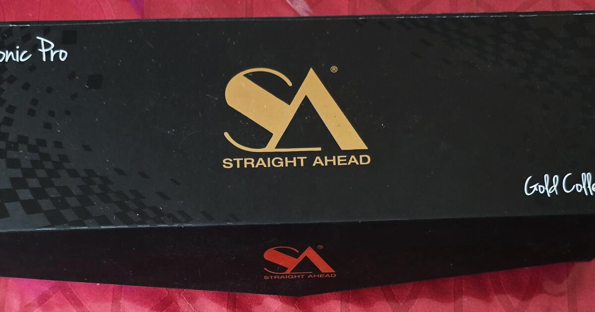 SA Straight Ahead Gold Collection Bionic Pro Ceramic Flat Iron with ...