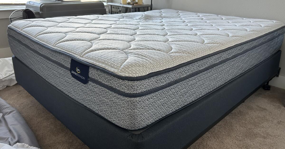 Serta Perfect Sleeper Mattress with Box Spring Foundation for $200 in ...