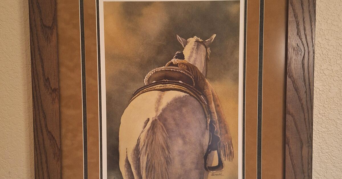 "Palomino" Signed Print by Artist Susan Neill - Matted/Framed for $60 ...