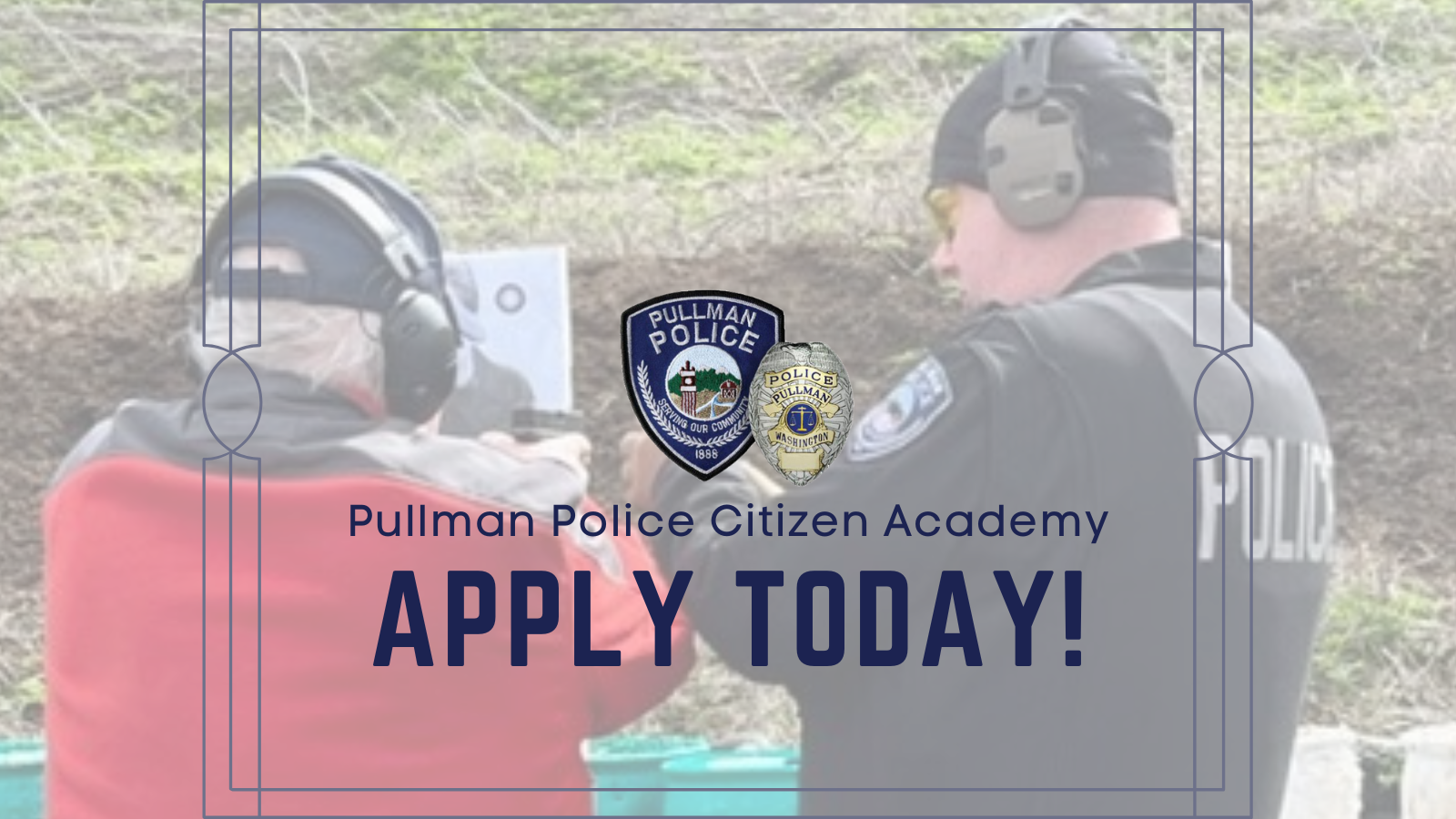 On behalf of Pullman PD and the Pullman Police Advisory Committee, we ...