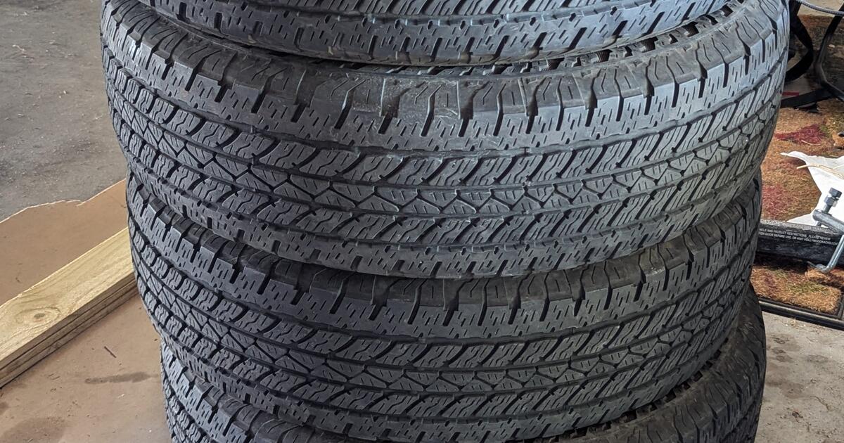 Set of 4 Used Bridgestone 245/75R-17 Tires for $225 in Treasure Island ...