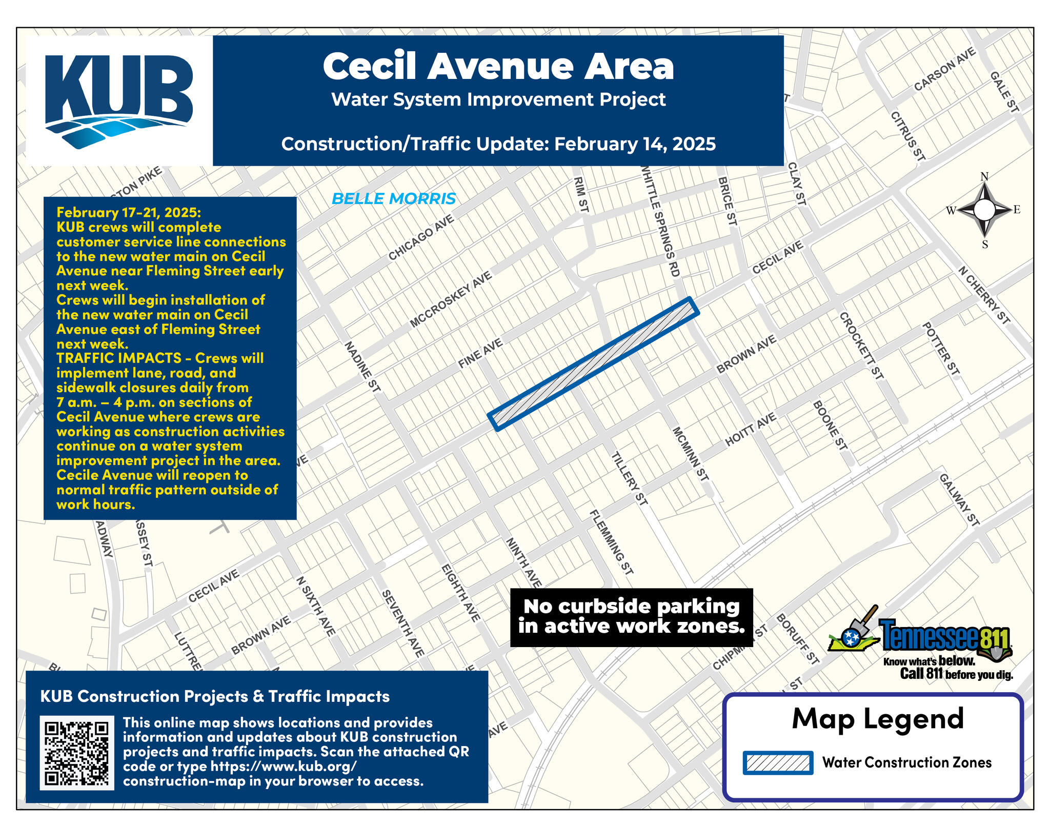 February 14, 2025 - Please see the attached updated map for the KUB ...