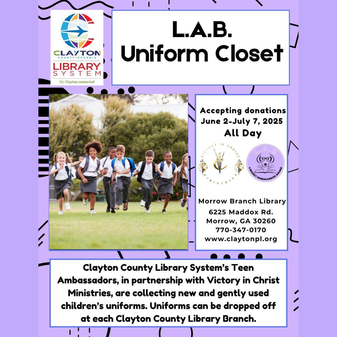 Clayton County Library System’s Teen Ambassadors, in partnership with ...