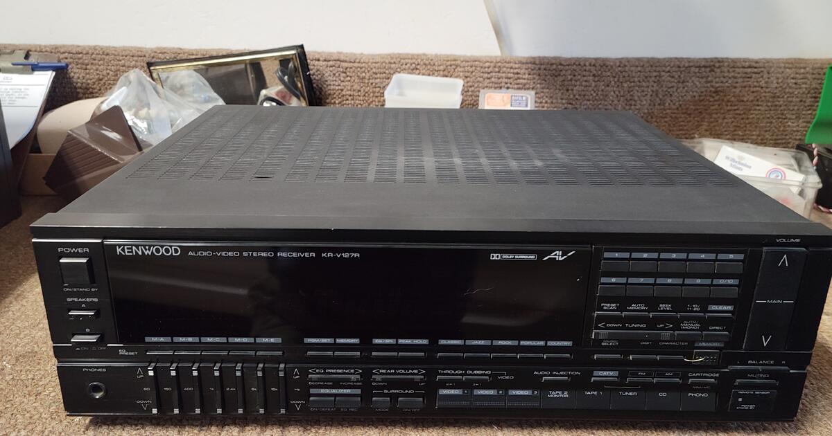 Vintage 1988 Kenwood AV Stereo Receiver for $100 in Bakersfield, CA ...