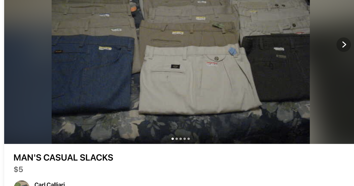 MAN'S CASUAL SLACKS for $5 in The Villages, FL | For Sale & Free — Nextdoor
