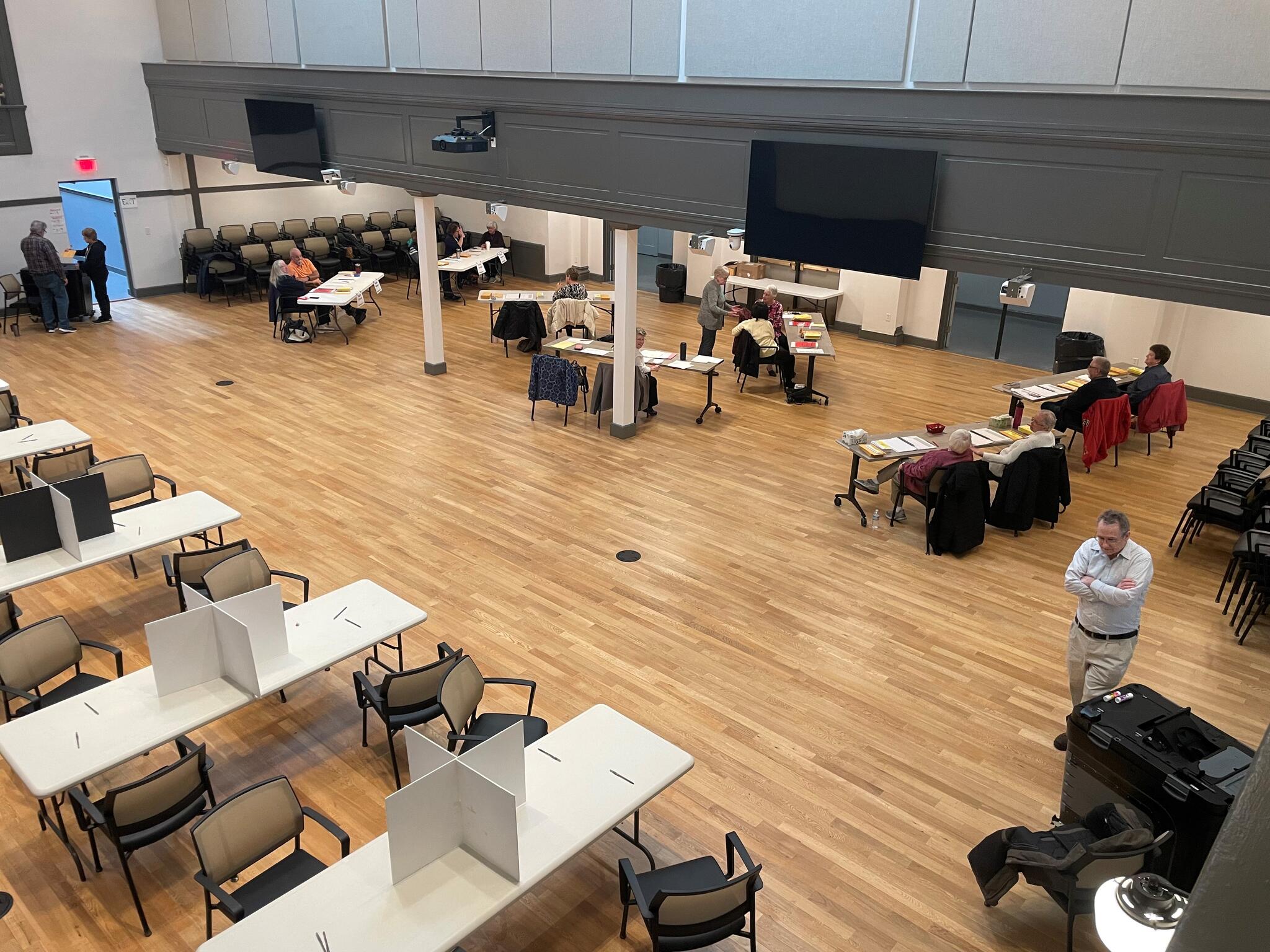 Town Hall Auditorium is all set up for Early Voting! (Town of Billerica) — Nextdoor — Nextdoor