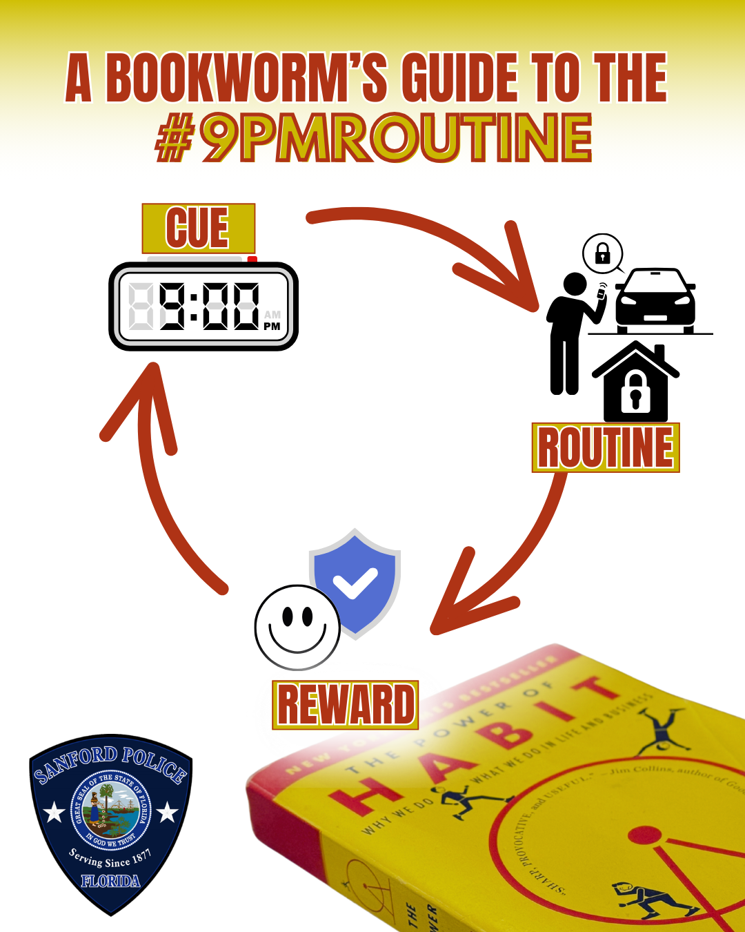The 9PMRoutine is all about building a habit of safety! (Sanford Police ...