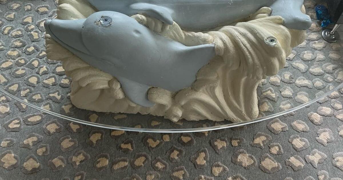 dolphin cocktail table and side table for $70 in San Antonio, FL | For ...