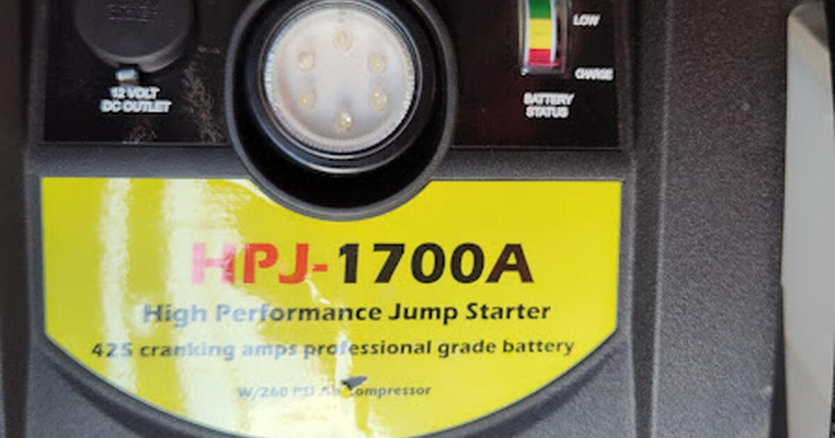 HPJ-1700A High Performance Jump Starter for Free in Loudon, TN | For ...