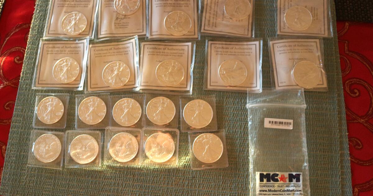 2015 1 oz American Silver Eagle BU Coins for $660 in San Clemente, CA ...