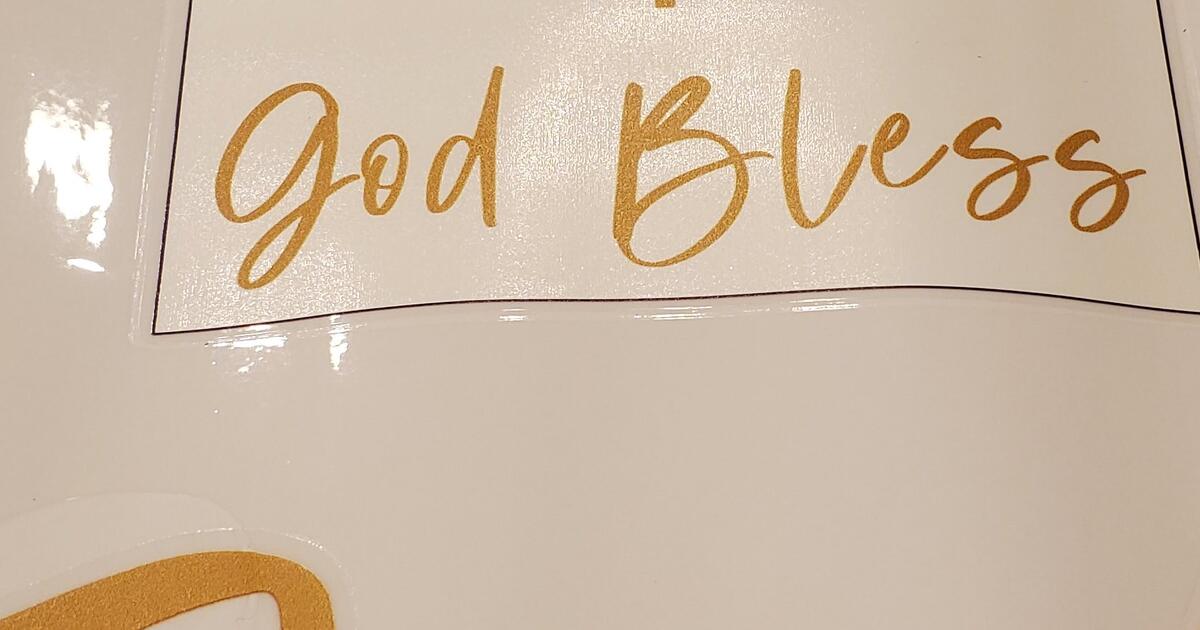 God Bless - Baptism Wall Decal for Free in Franklin, TN | For Sale ...