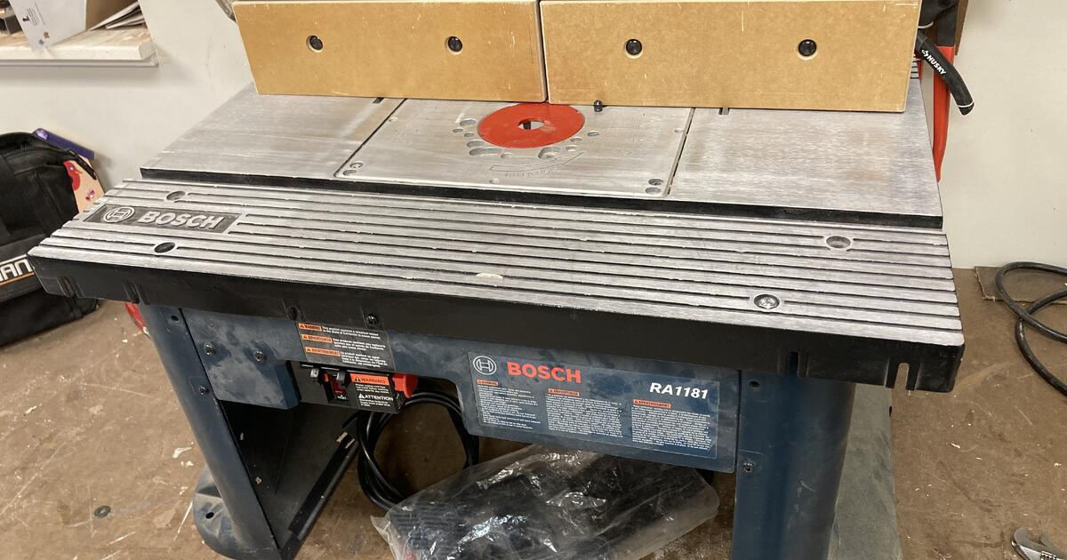 Bosch RA1181 Router Table for $75 in Cary, NC | For Sale & Free — Nextdoor