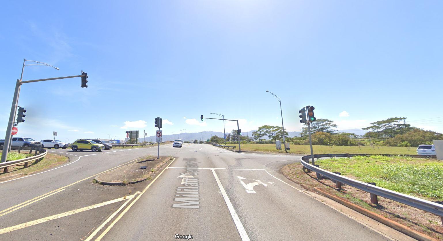 Our contractors will replace a pole along the H-2 Freeway northbound ...