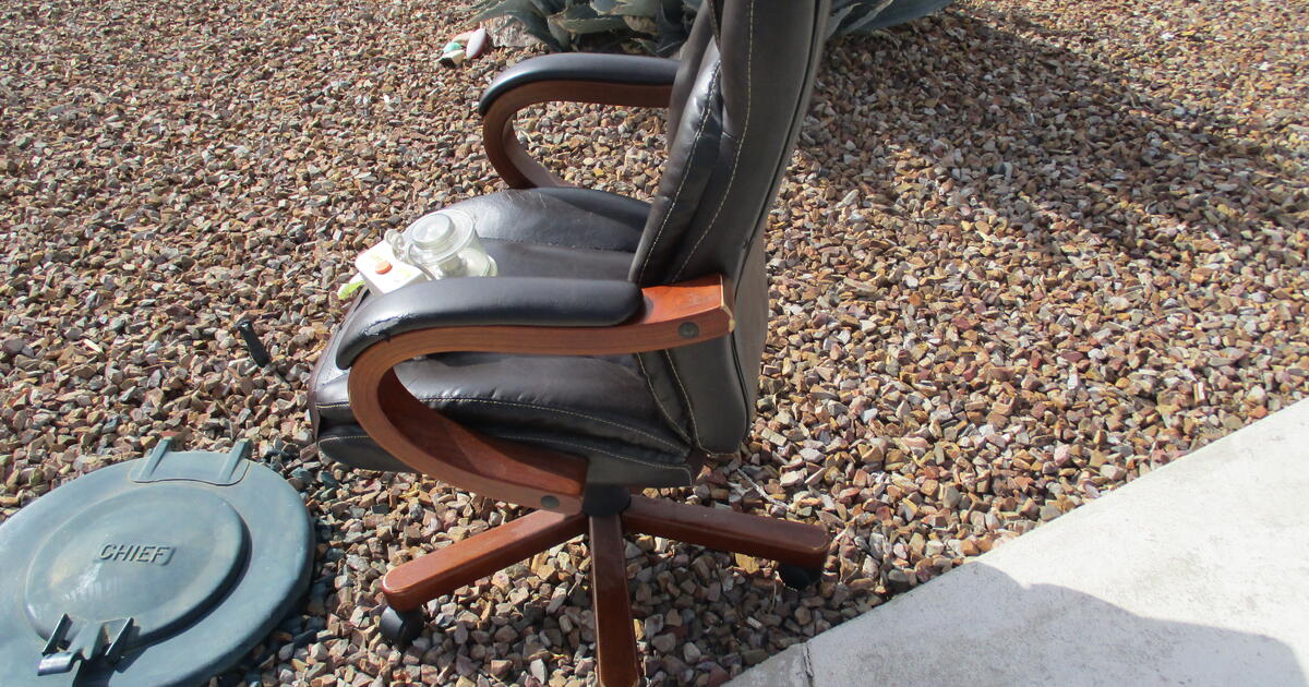 Wood frame Office Chair for Free in Sun City, AZ | For Sale & Free ...