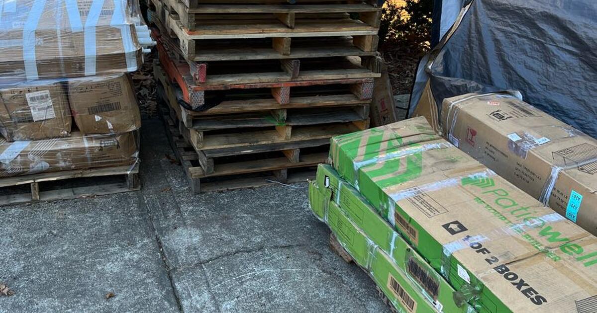 Stack of Wooden Pallets $2 each for $2 in Atlanta, GA | For Sale & Free ...