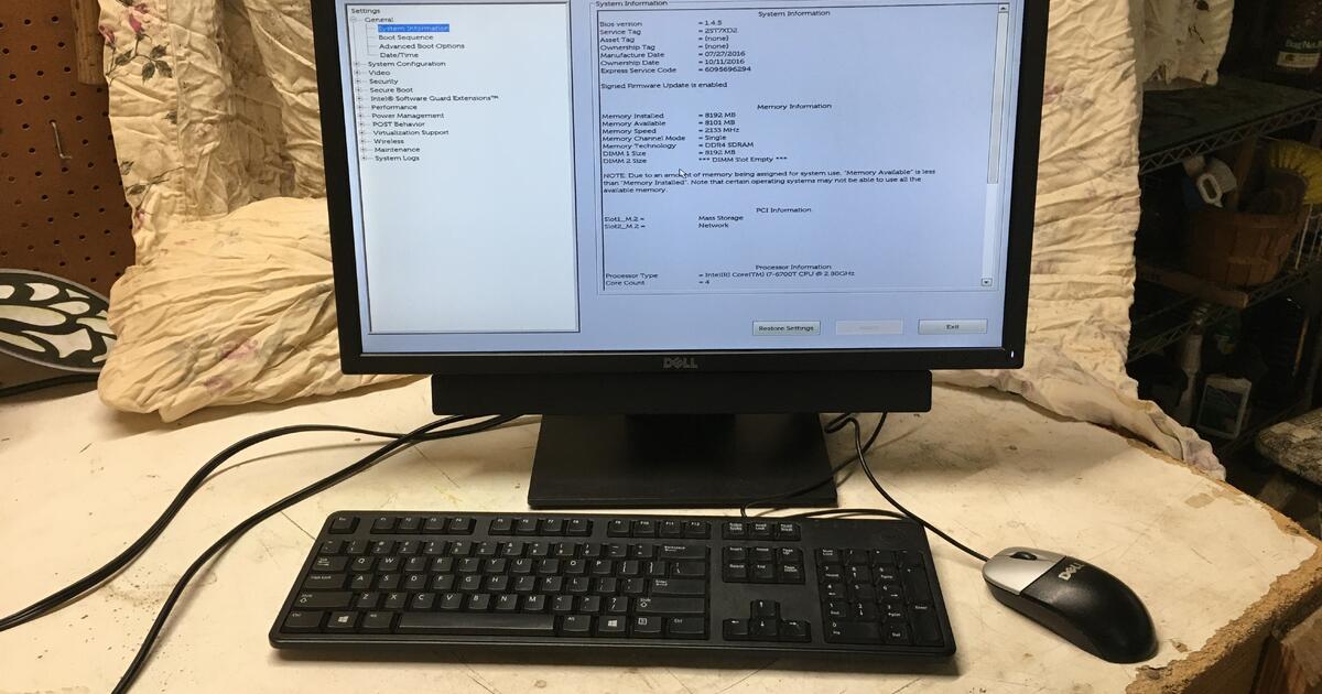 Complete computer System Dell 7040 for $100 in Pearland, TX | For Sale ...
