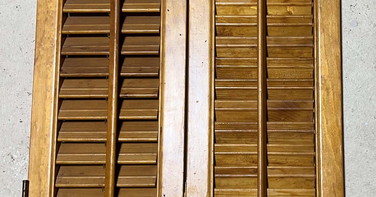 Wooden Interior Shutters for $15 in Niagara Falls, NY | For Sale & Free ...