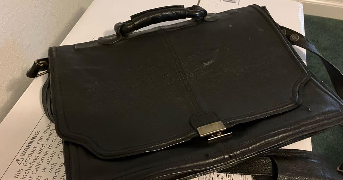 Leather work bag - vintage for $35 in Ione, CA | For Sale & Free — Nextdoor