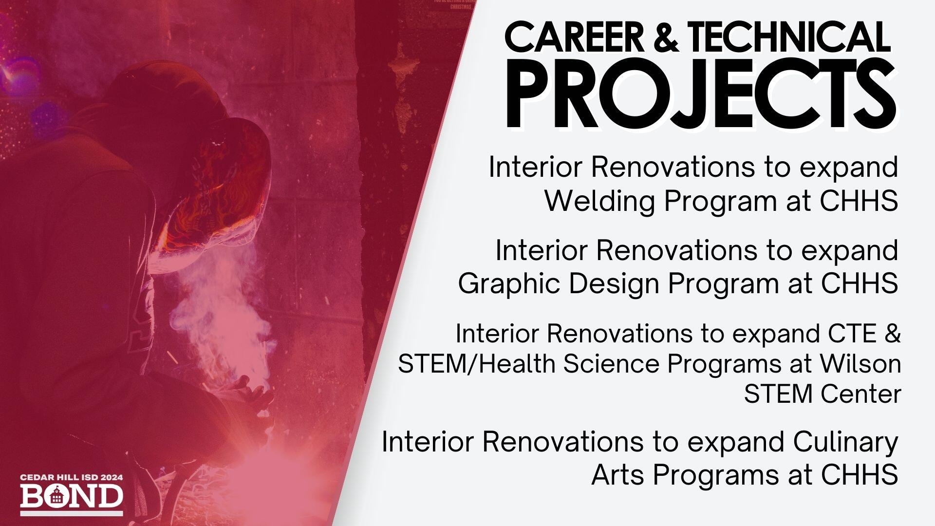 Welding is a Cedar Hill ISD Career & Technical Education (CTE) Program that provides job-ready ...