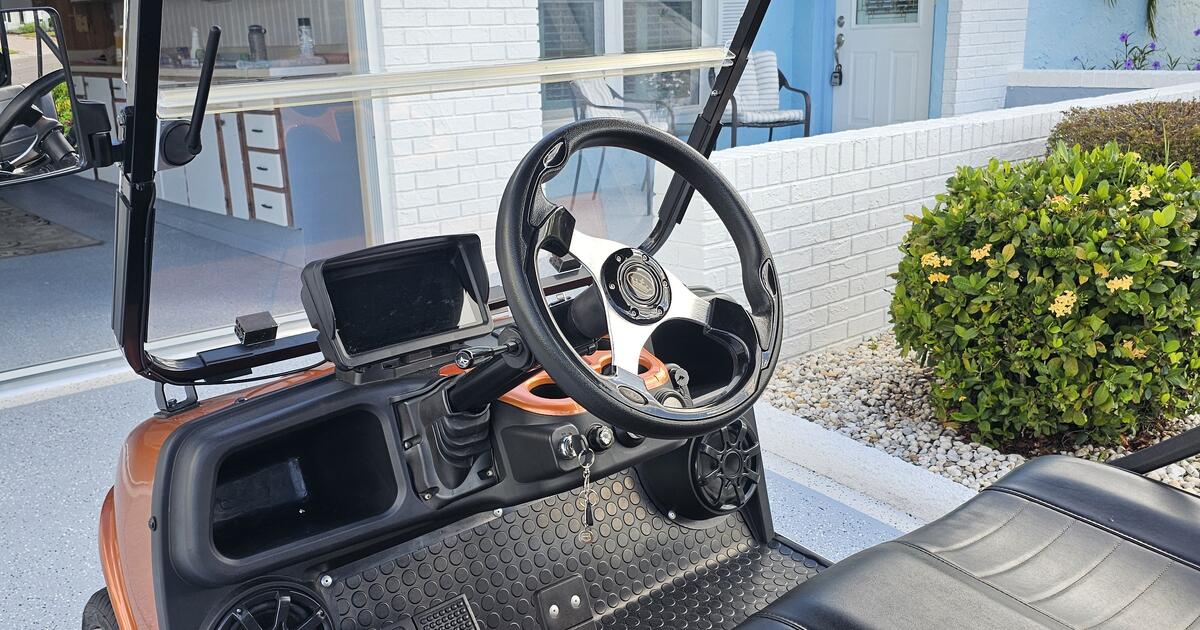 2021 Evolution Classic 4 Plus Orange Golf Cart for $5000 in Sun City Center, FL | For Sale ...