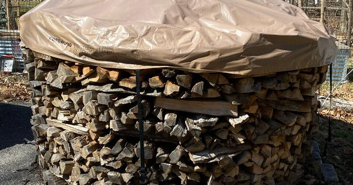 Used 8 ft Diameter Round Wood Cover Systems for Round Holz Hausen Wood ...