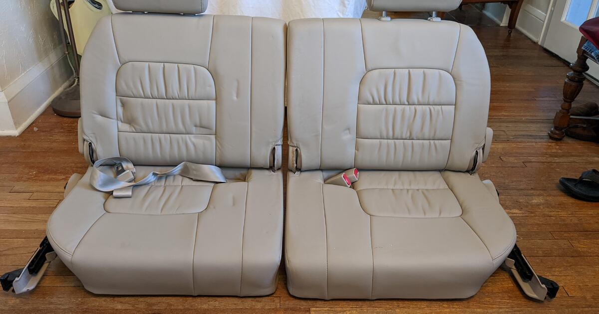 Pair of Lexus 2000 LX470 3rd Row Seats Excellent Used condition Ivory ...