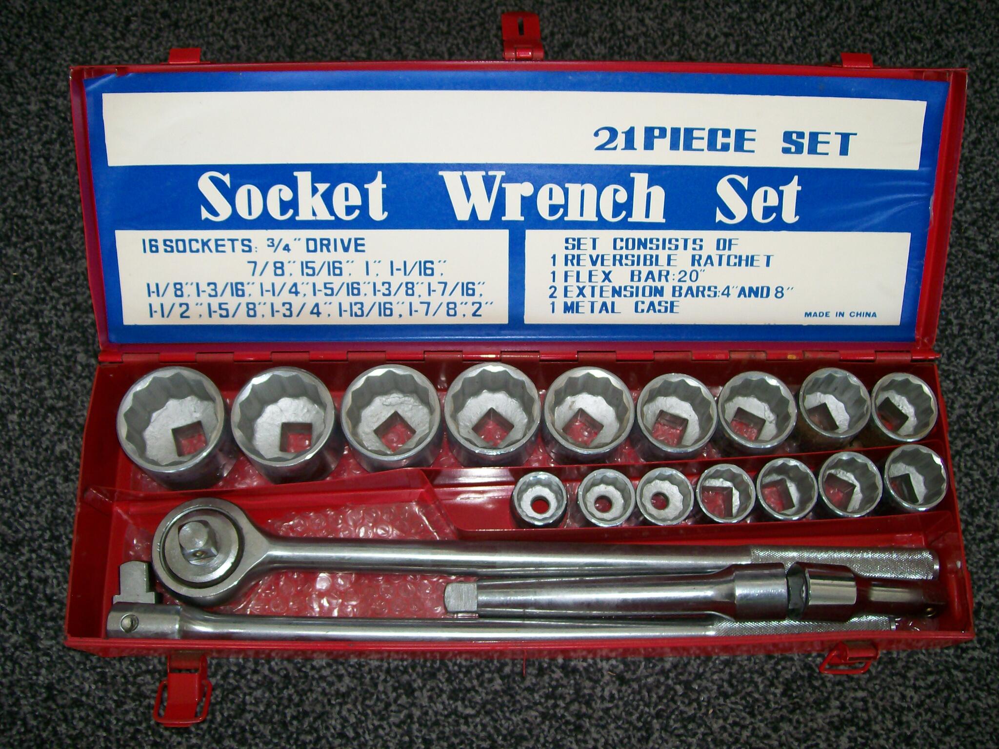21 piece socket set for $70 in Calabash, NC | For Sale & Free — Nextdoor