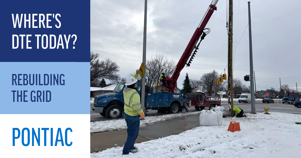 Work continues as part of DTE’s $31 Million investment to rebuild the ...