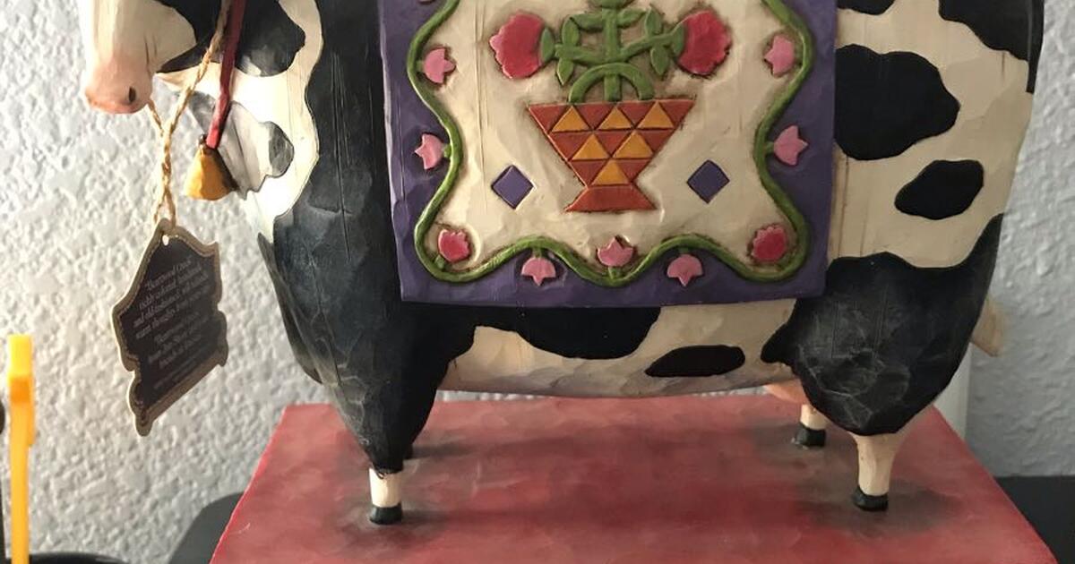 Jim Shore Heartwood Creek Collectible Cow for $5 in Elk Grove, CA | For ...