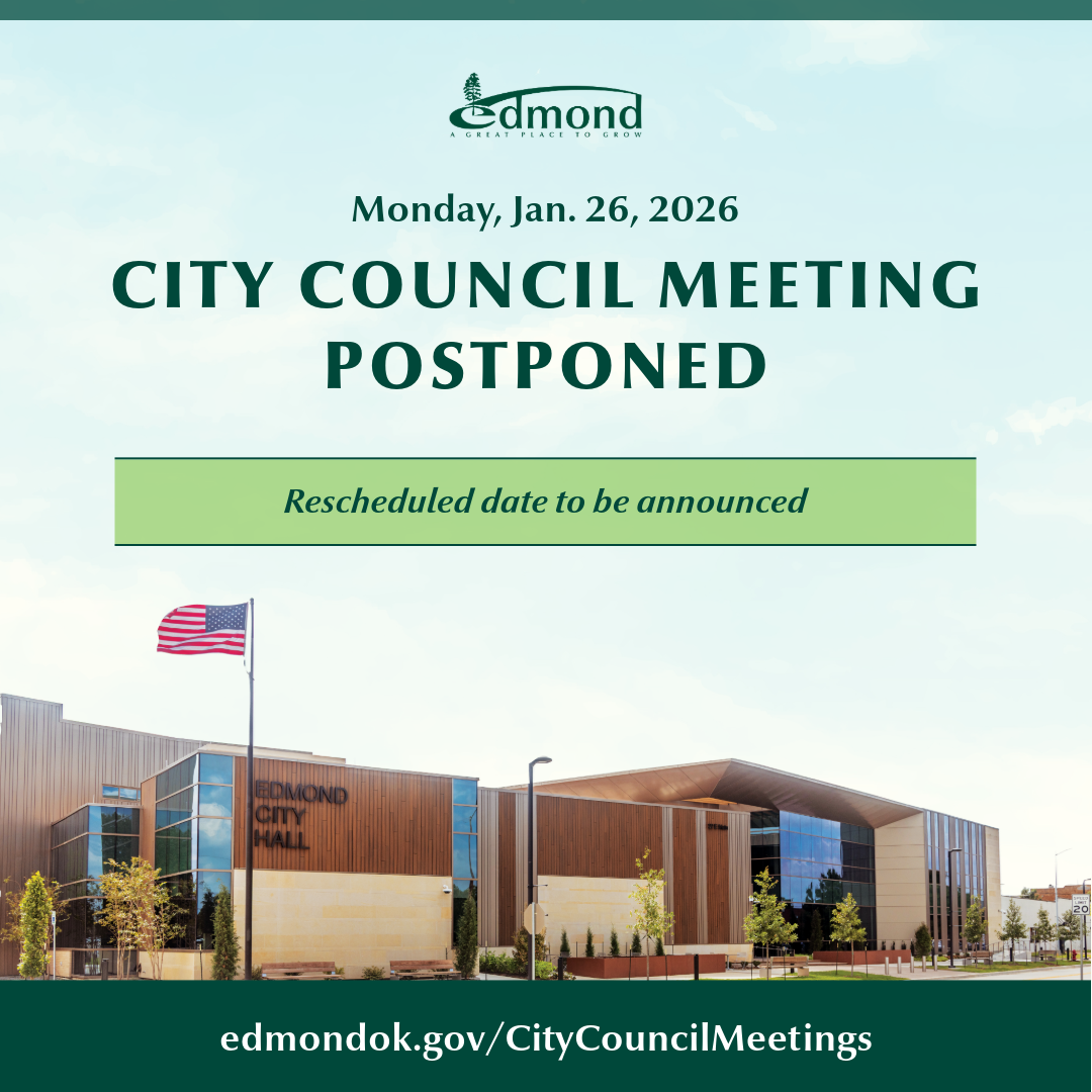 Please note that the City Council meeting originally scheduled for ...