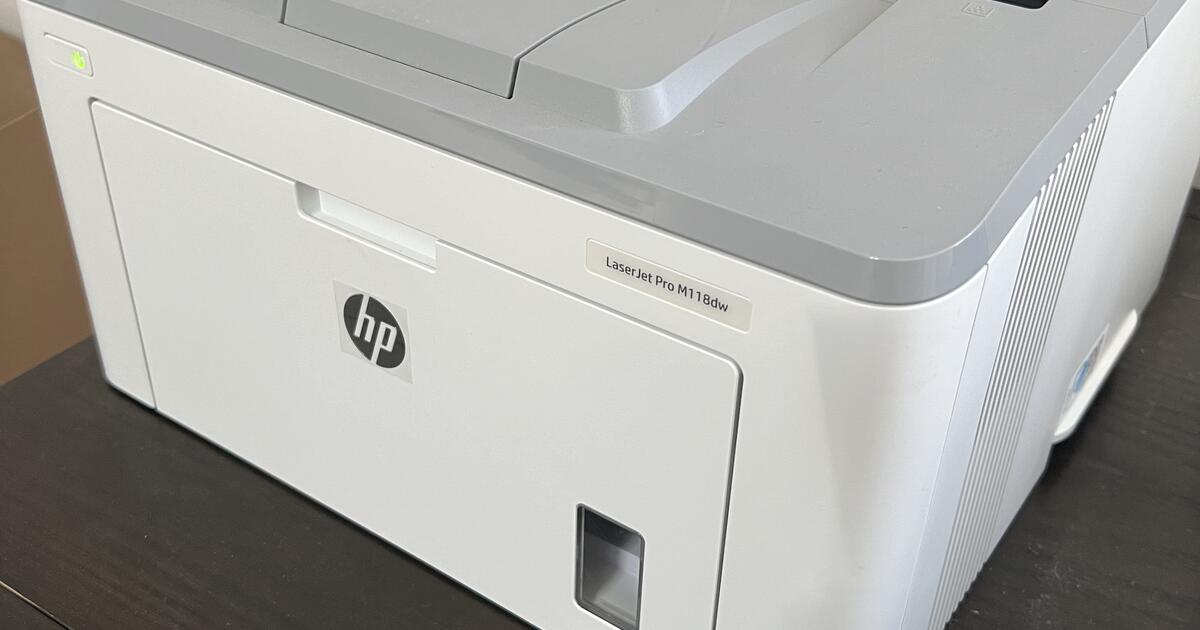 HP Laserjet Pro M118dw Wireless Monochrome Laser Printer for $75 in ...