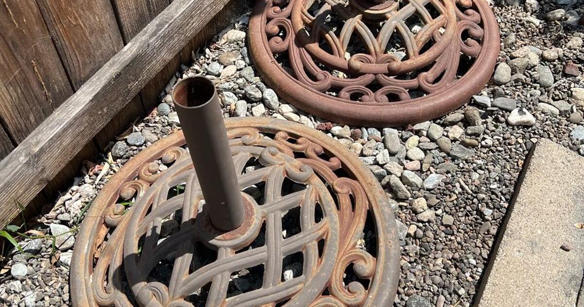 Metal bases for patio umbrellas for Free in Goleta, CA | For Sale ...
