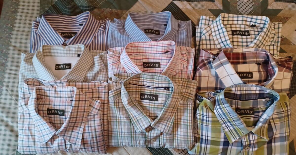 9 Orvis Men's Dress Shirts for $175 in Pasadena, TX | For Sale & Free ...