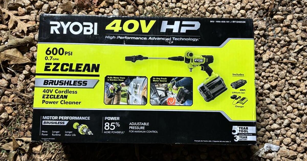Ryobi 40V HP Cordless Power Cleaner for $150 in Seneca, SC | For Sale ...