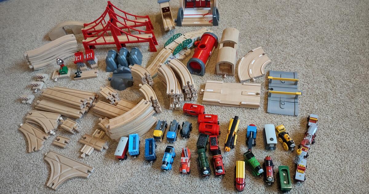 Brio and Thomas the Train wood sets lot for $120 in Inverness, IL | For ...