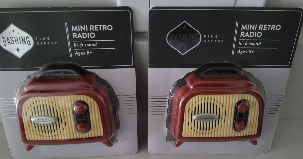 Mini Retro Radios X2 for $15 in New York, NY | For Sale & Free — Nextdoor