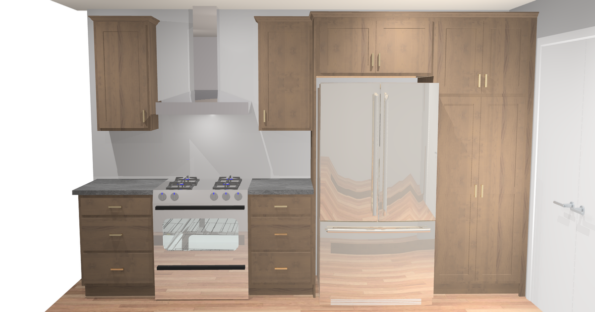 Reduced! Schrock, Kitchen Cabinets Maple, Lormand Door/Colt Stain for ...