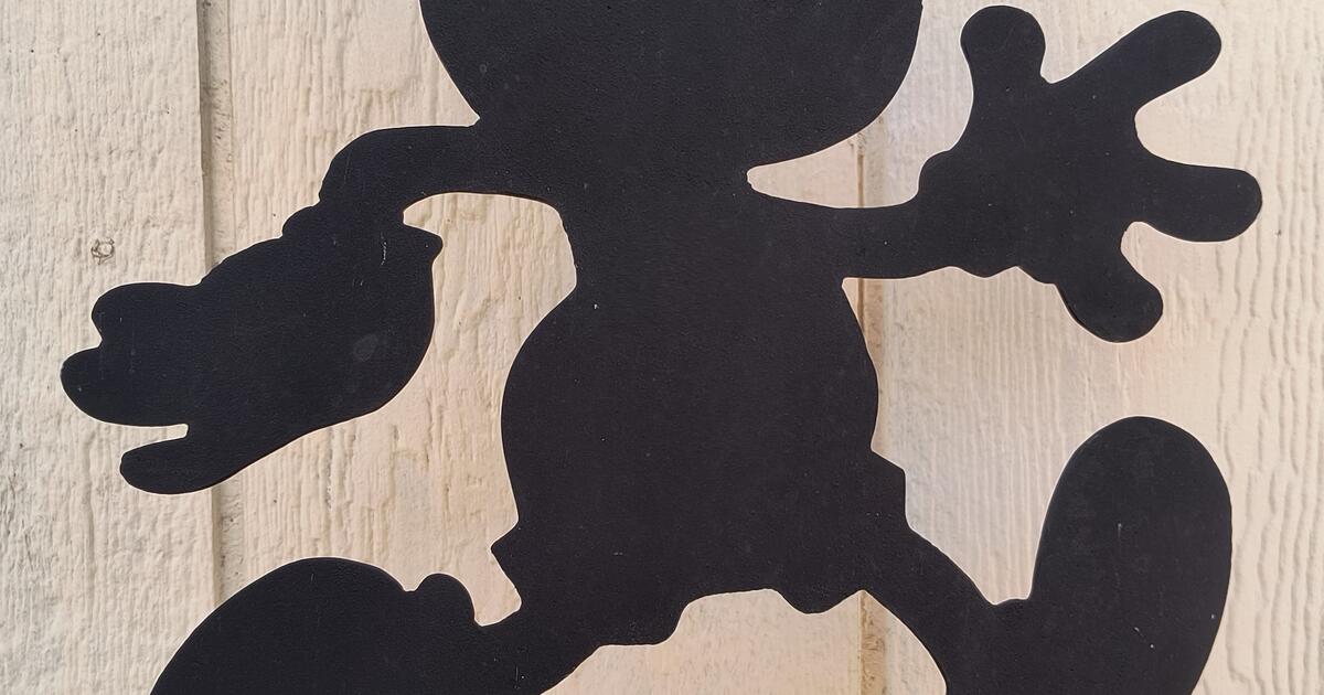 DISNEY VINTAGE MICKEY MOUSE GARDEN STAKE WEATHER VANE for $75 in Stow ...